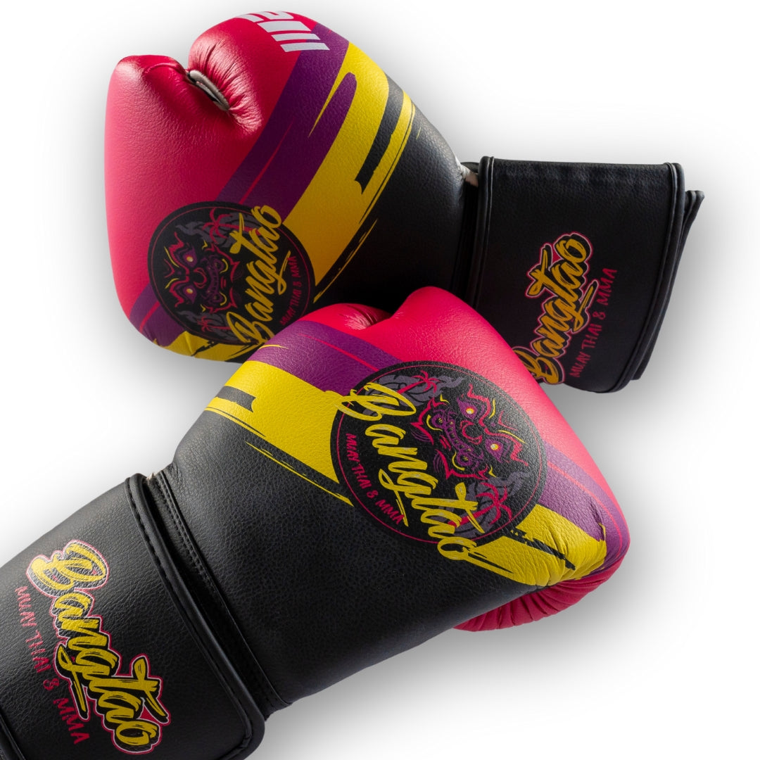 Tri-Color Boxing Gloves